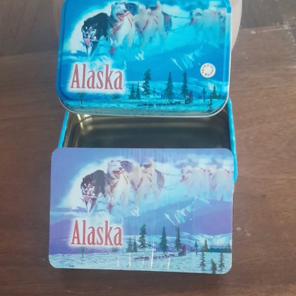 Tin Box Cards | Games | Alaska Husky Playing Cards New In Tin Box ...